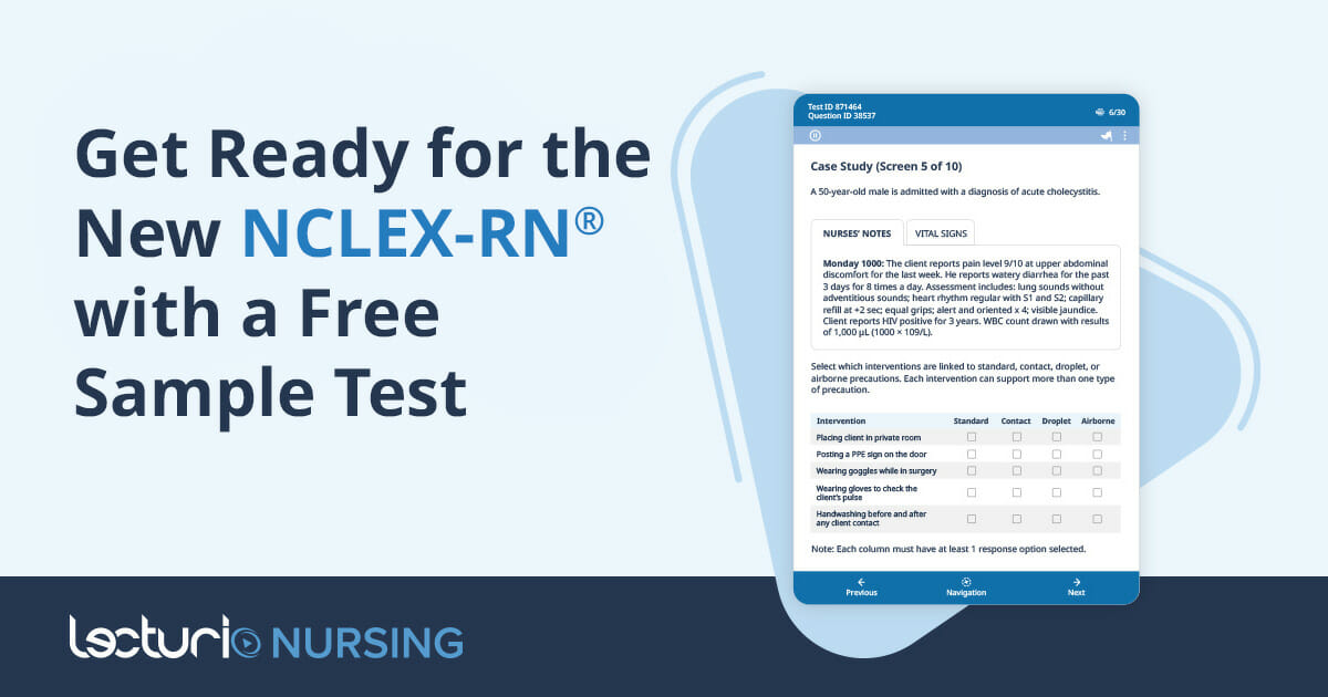 Next Gen NCLEX Question Type Guide Examples Lecturio