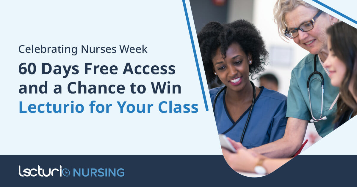 Free Lecturio Faculty Access for Nurses Week 2023