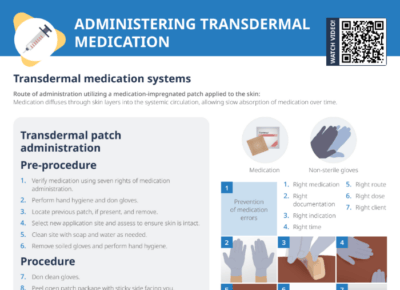 Transdermal Medication Patch [+ Free Cheat Sheet] | Lecturio