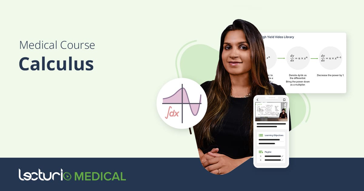 Online Calculus Course [+ Videos & Qbank] | Lecturio Medical