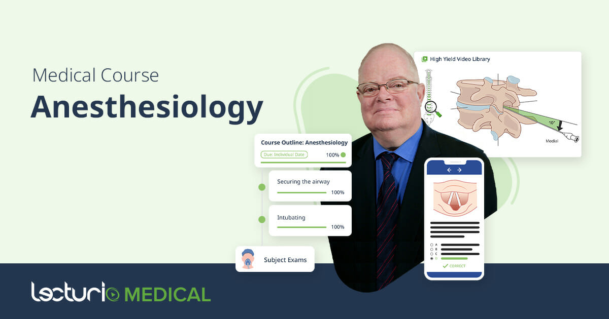 Online Anesthesiology Course: Videos, Qbank, etc | Lecturio