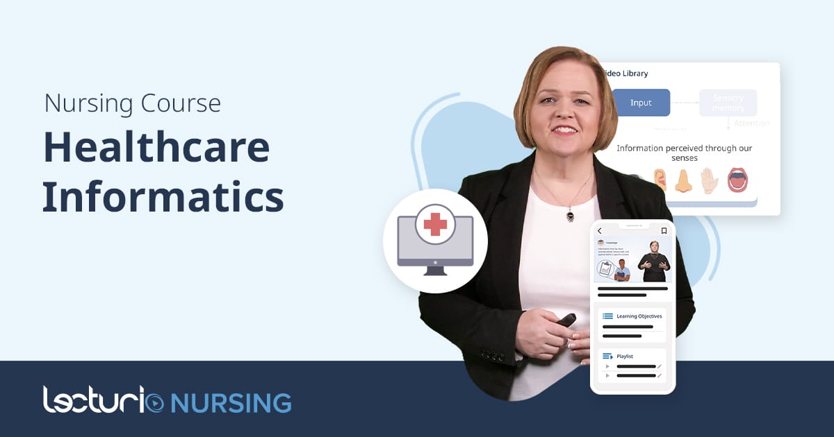 Online Healthcare Informatics Course | Lecturio Nursing