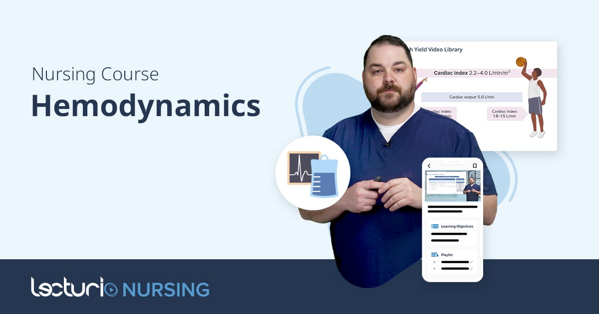 Hemodynamic Monitoring Nursing Course | Lecturio