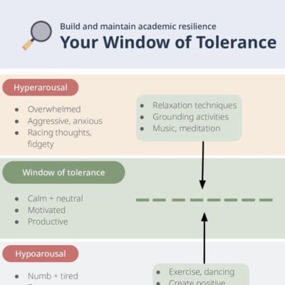 How to Build Academic Resilience (+ Window of Tolerance)