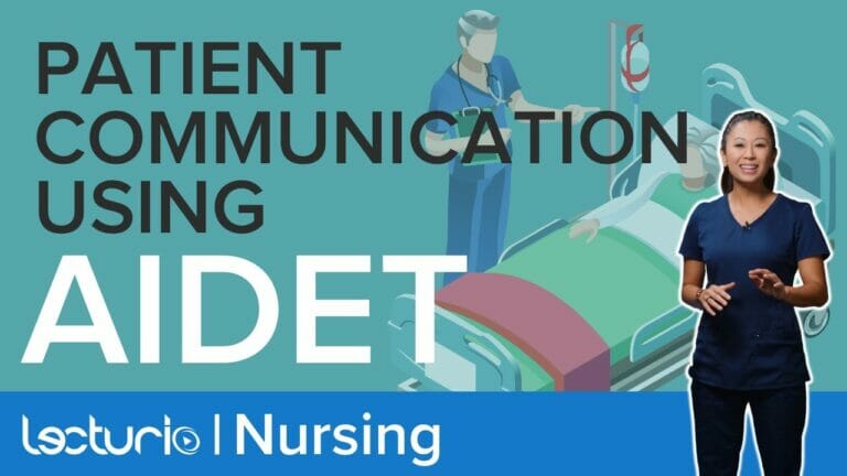 What Does AIDET Stand For + What Is It? | Lecturio Nursing