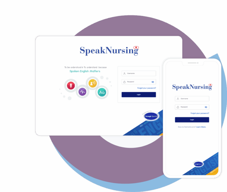 SpeakNursing by Lecturio & Carnegie Speech | Clinical English Fluency ...